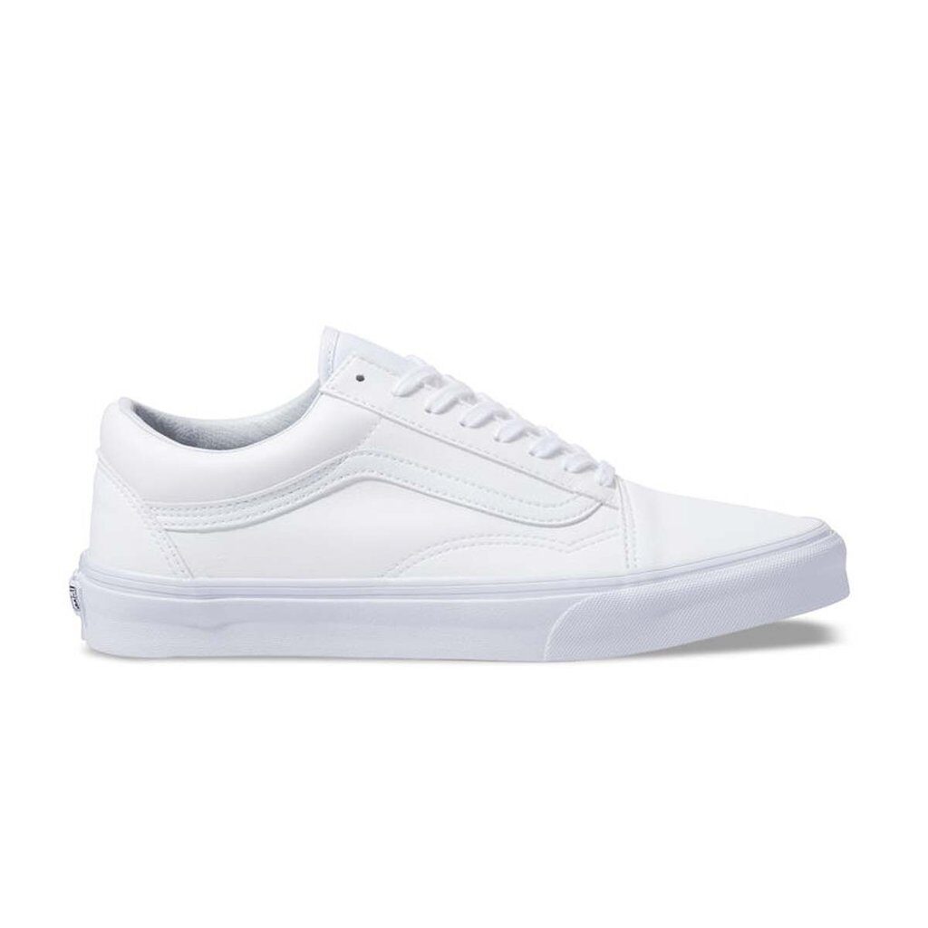 Vans Old Skool Classic Tumbler Leather White - MCS - Mob Crew Store